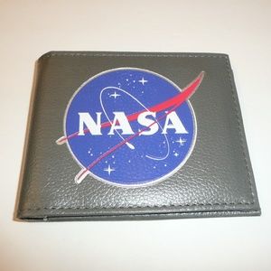 Concept One | Bags | Nasa Logo Wallet Bifold American Flag Mens Gray ...